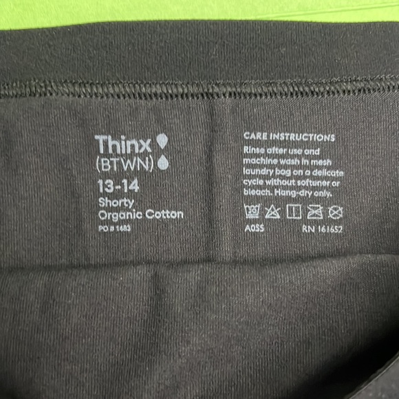 Thinx | Accessories | Final Thinx Teens Period Shorty Underwear 314 | Poshmark